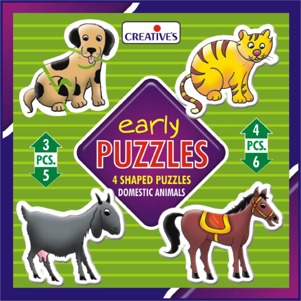 Early Puzzles - Domestic Animals In India - Shopclues Online