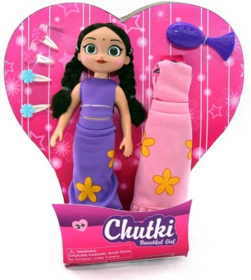 Buy Chhota Bheem Chutki Beautiful Girl Set (Pink, Purple) Online @ ₹599 ...