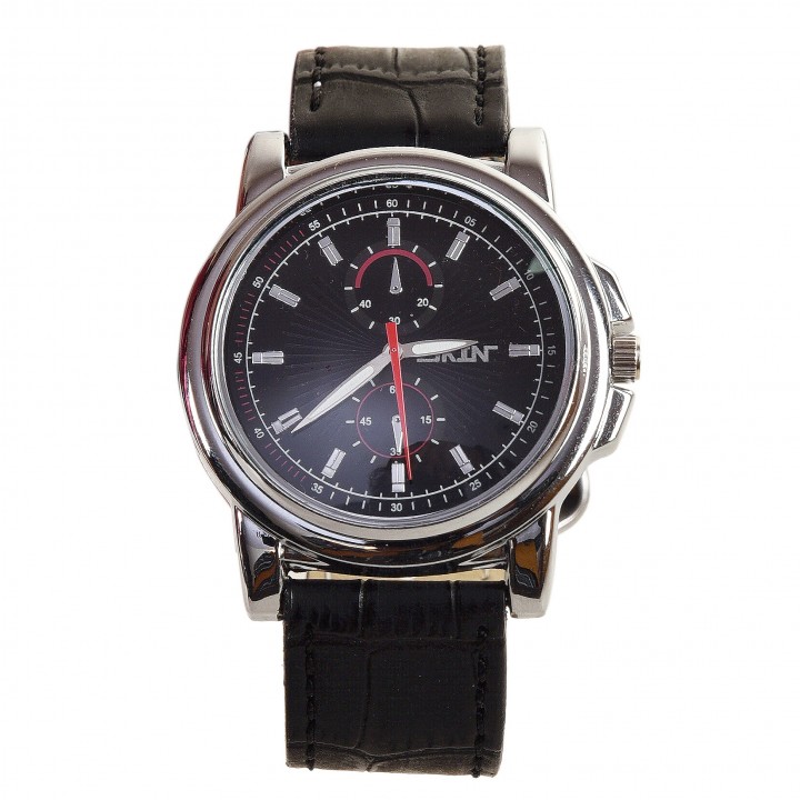 Buy SKIN Black Circular Dial Analog Watch Online @ ₹349 from ShopClues
