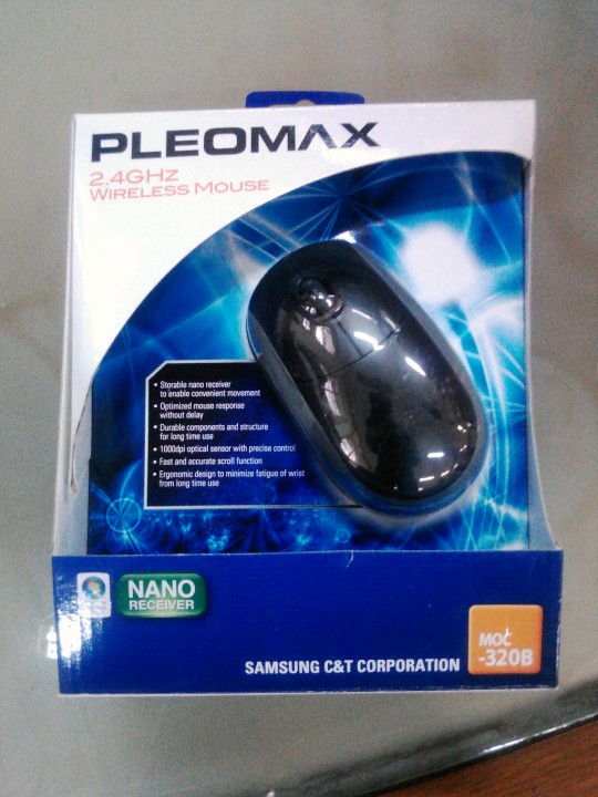 Samsung Pleomax 2.4 GHZ Wireless Mouse MOC-320B