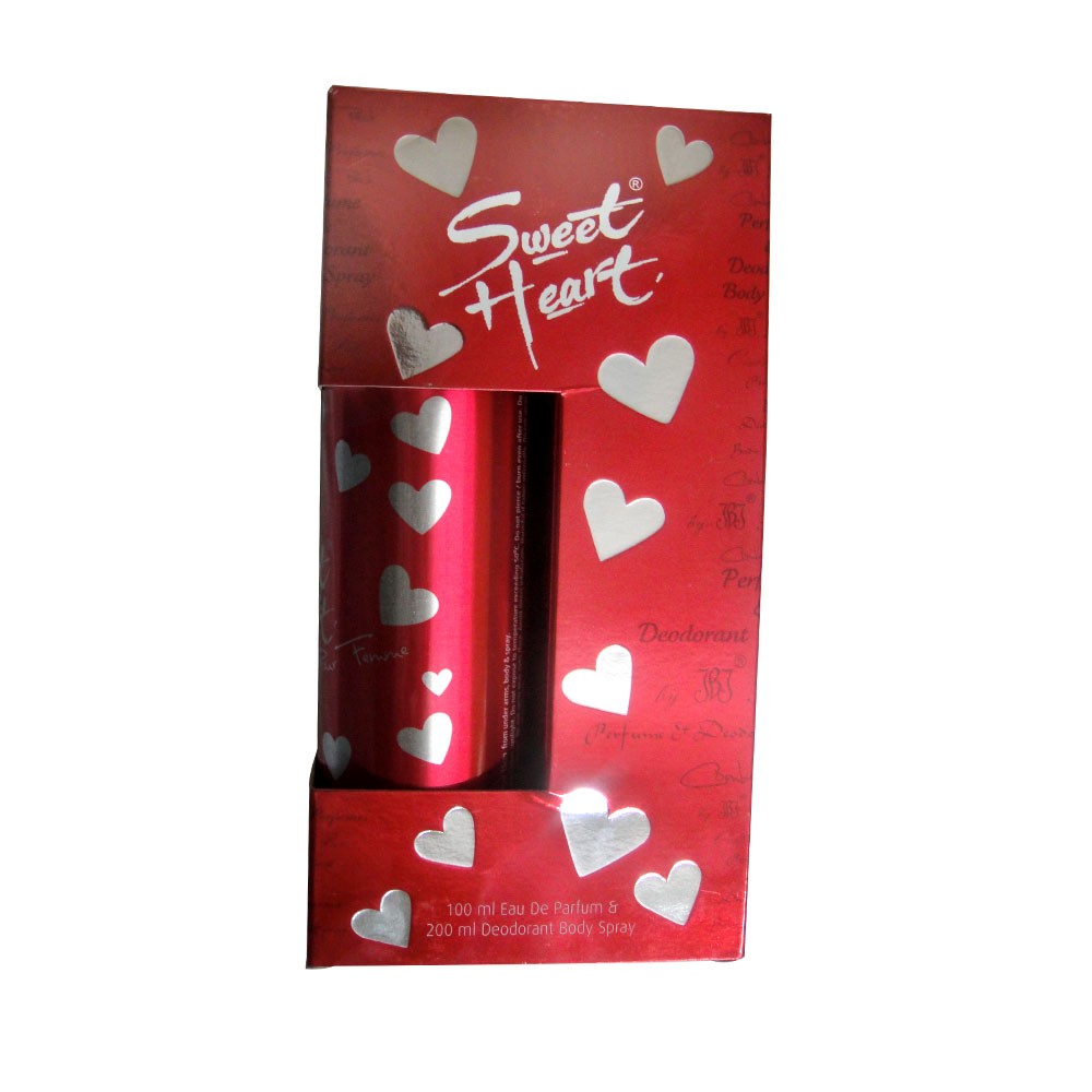 Buy Sweet Heart Red Combo/Gift Set - Deodorant (200ml) and Perfume ...