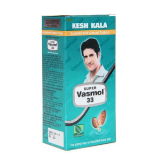 Buy Vasmol Super-33 Kesh Kala Hair Colour 50 Ml Online @ ₹30 from ShopClues