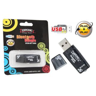 Zebronics BLUETOOTH DONGLE USB 2.0V (ZEB-BT100)