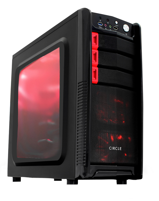 Buy Circle Gaming Cabinet CC 820 without SMPS Online @ ₹2899 from ShopClues
