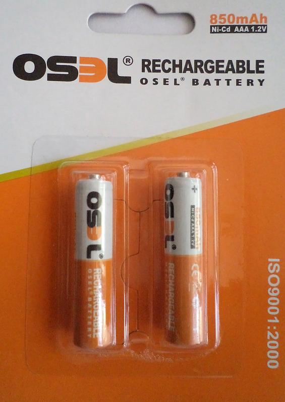 Osel AAA 850 mAh Rechargeble Battery