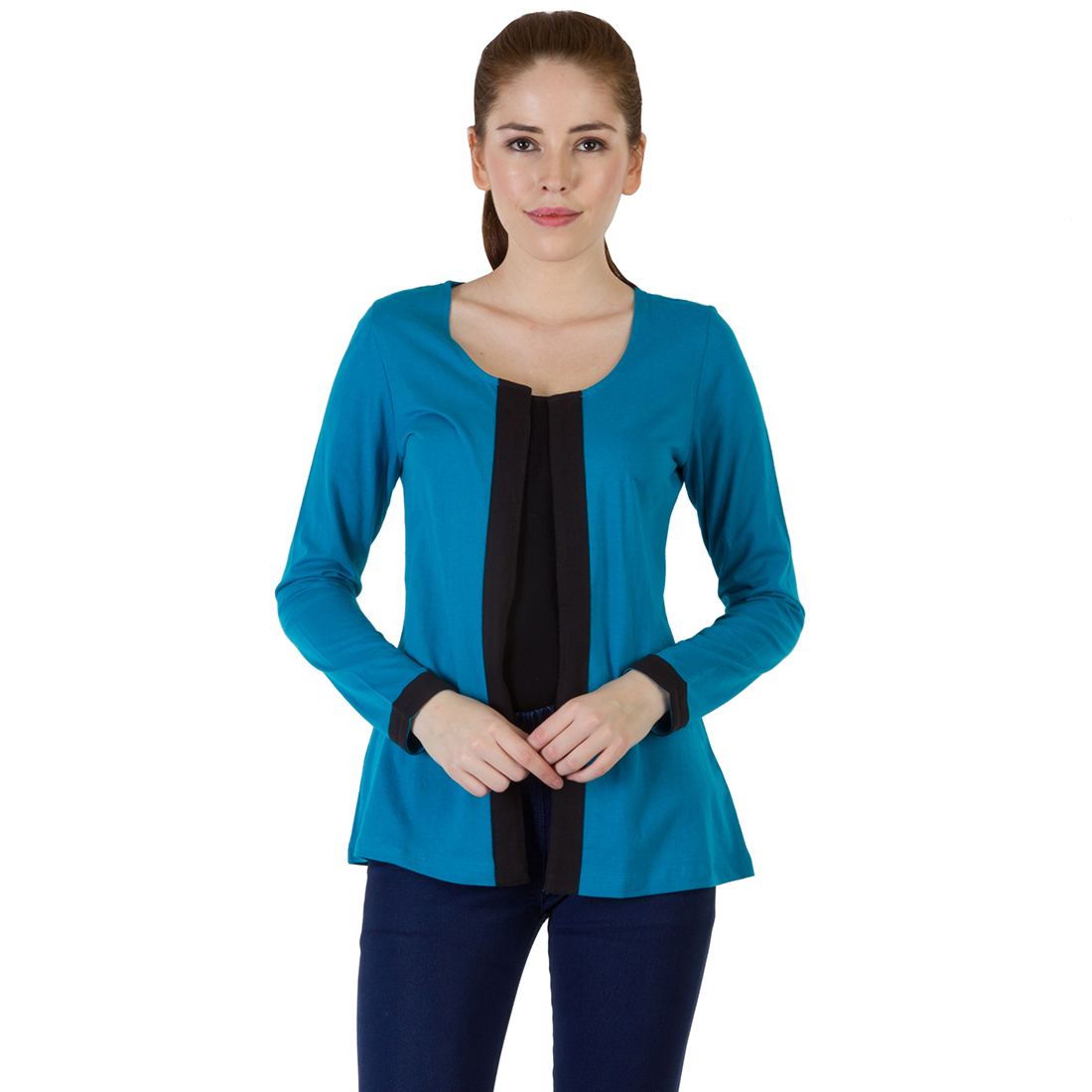 Buy Rigo Multi 100 Cotton Full Sleeve Shrug Combo For Women Online ...