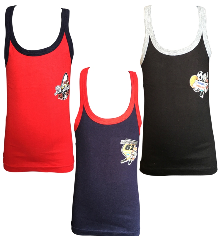 Buy Lilsugar Boys Gym Vest Set Of 3 Online @ ₹288 from ShopClues