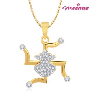 Buy Swastik God Pendant With Chain Lockets For Men And Women Gold ...