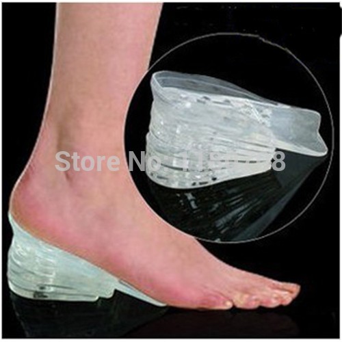 HEIGHT INCREASING INSOLE 5 LAYERED/djustable Taller Insole Silicone Gel ...