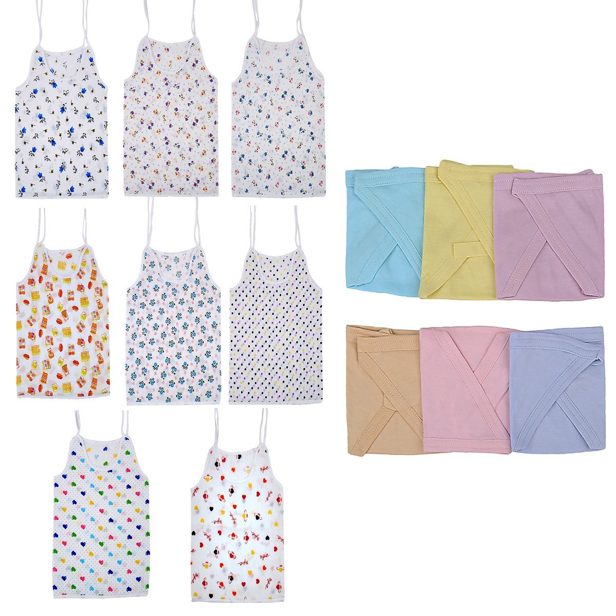 Buy (SUMMER SPECIAL) Firststep newborn baby cotton front open jhabla ...