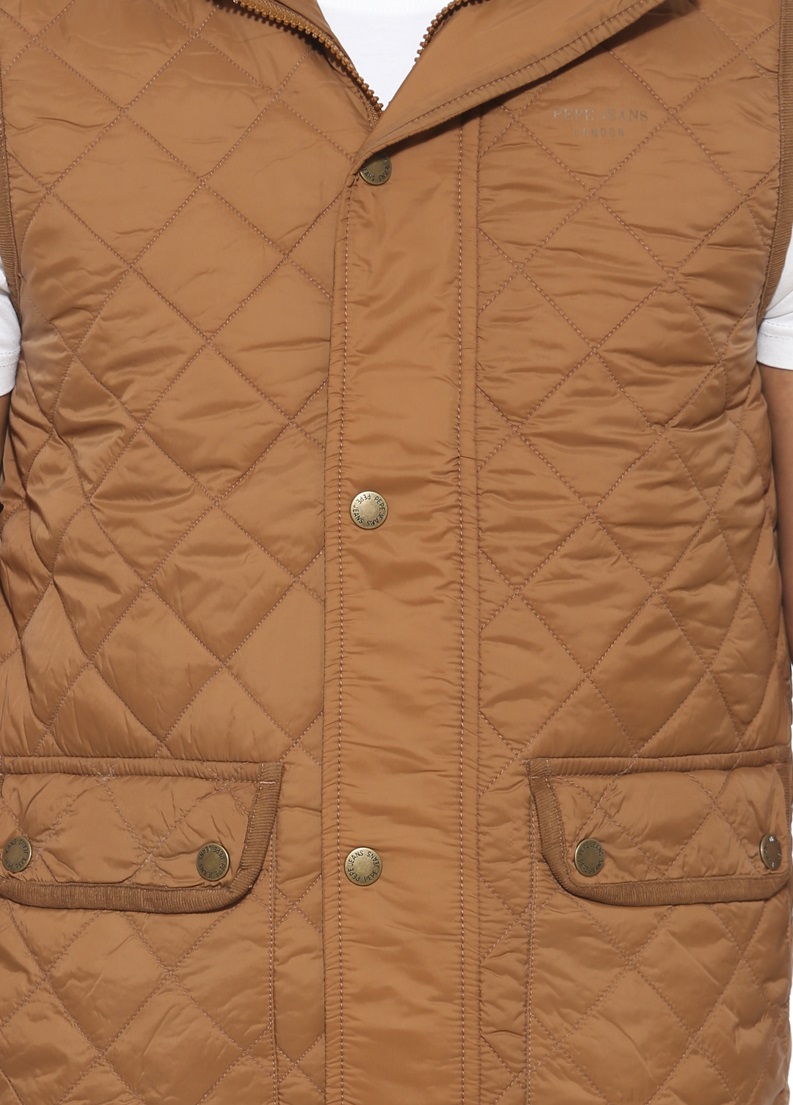Buy Pepe Brown Men Jacket Online @ ₹1649 from ShopClues