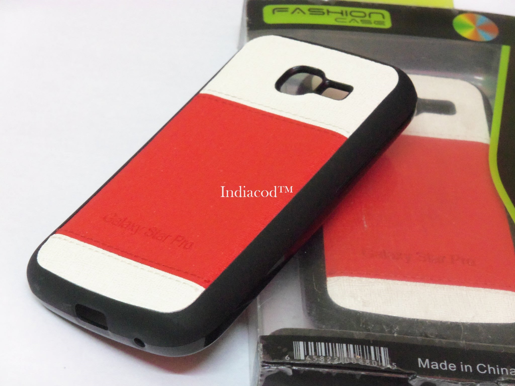 Online Leather Finish TPU Silicone Back Case For Samsung Galaxy Star ...