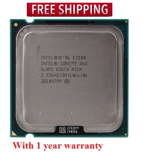Buy Intel Core 2 Duo E7200 2.53GHz 1086MHz 3MB Socket 775 CPU with 1 ...