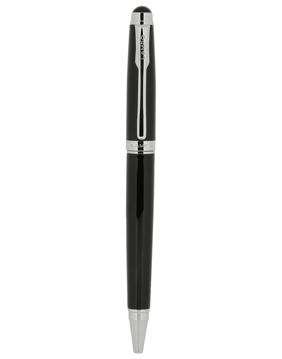 Buy Lampo P-167 Black Twisted Ball Point Pen with Chrome Trim Online ...