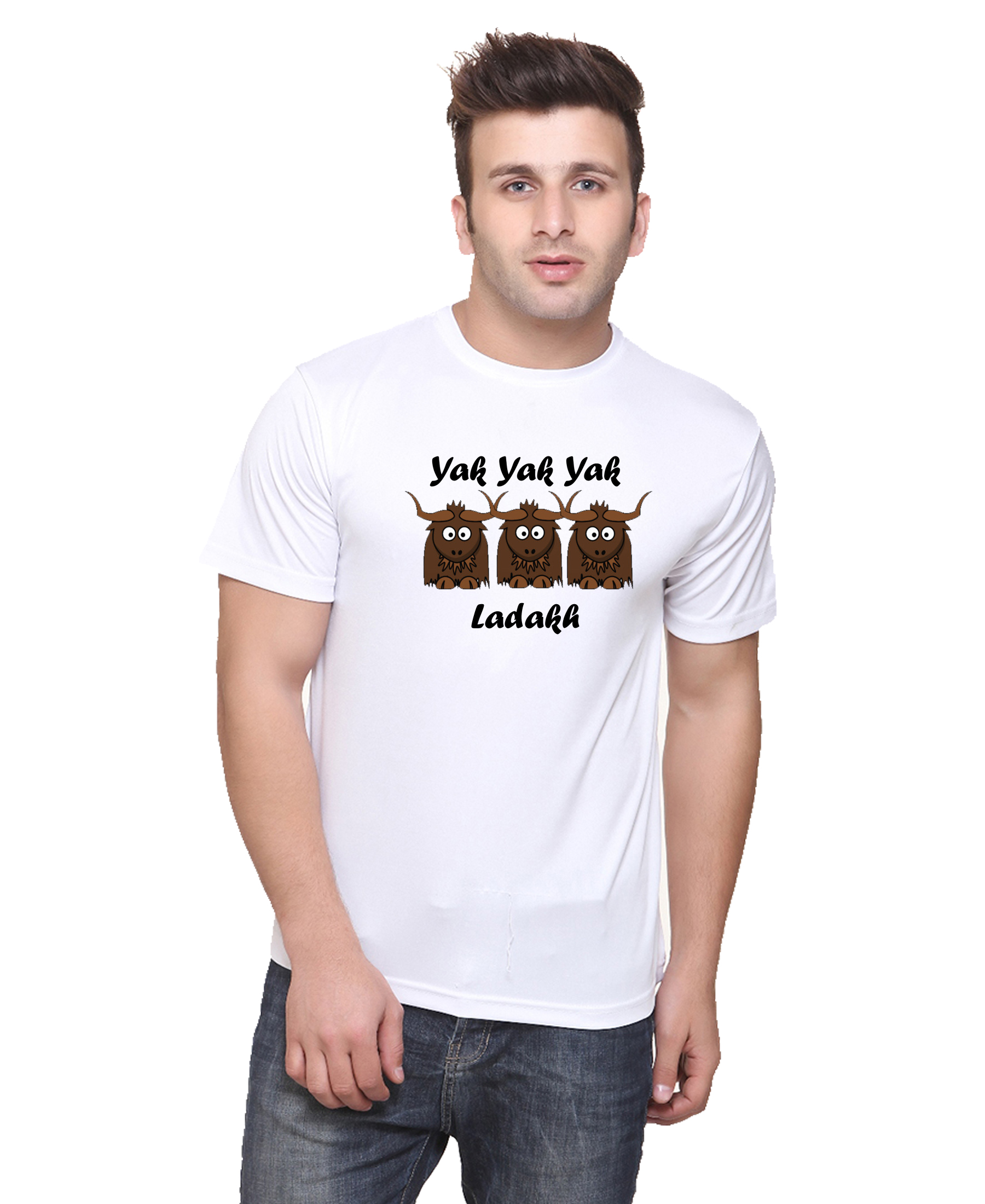 Buy YAK YAK YAK LADAKH DRYFIT GRAPHIC PRINTED T-SHIRT Online @ ₹399 ...
