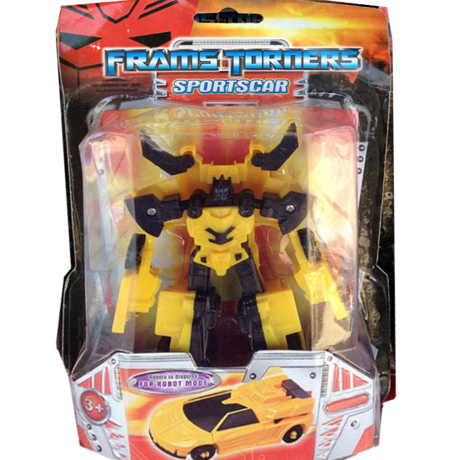 Buy Transformers Autobot Yellow Convertible In Car Online @ ₹249 from ...