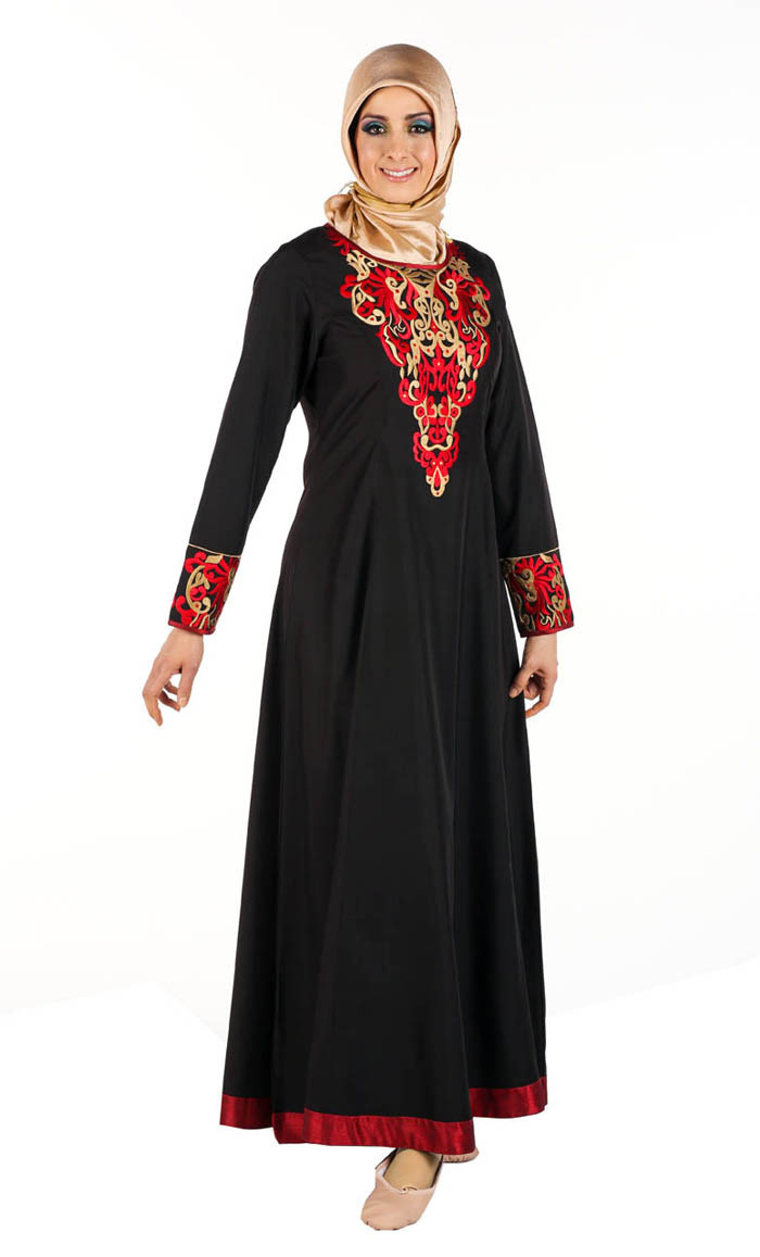 Buy Princess Cut Dubai Abaya Online @ ₹3623 from ShopClues