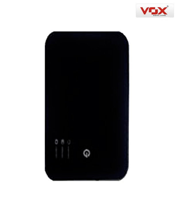 Vox Portable Dual USB Power Bank 5000mAh (Black)