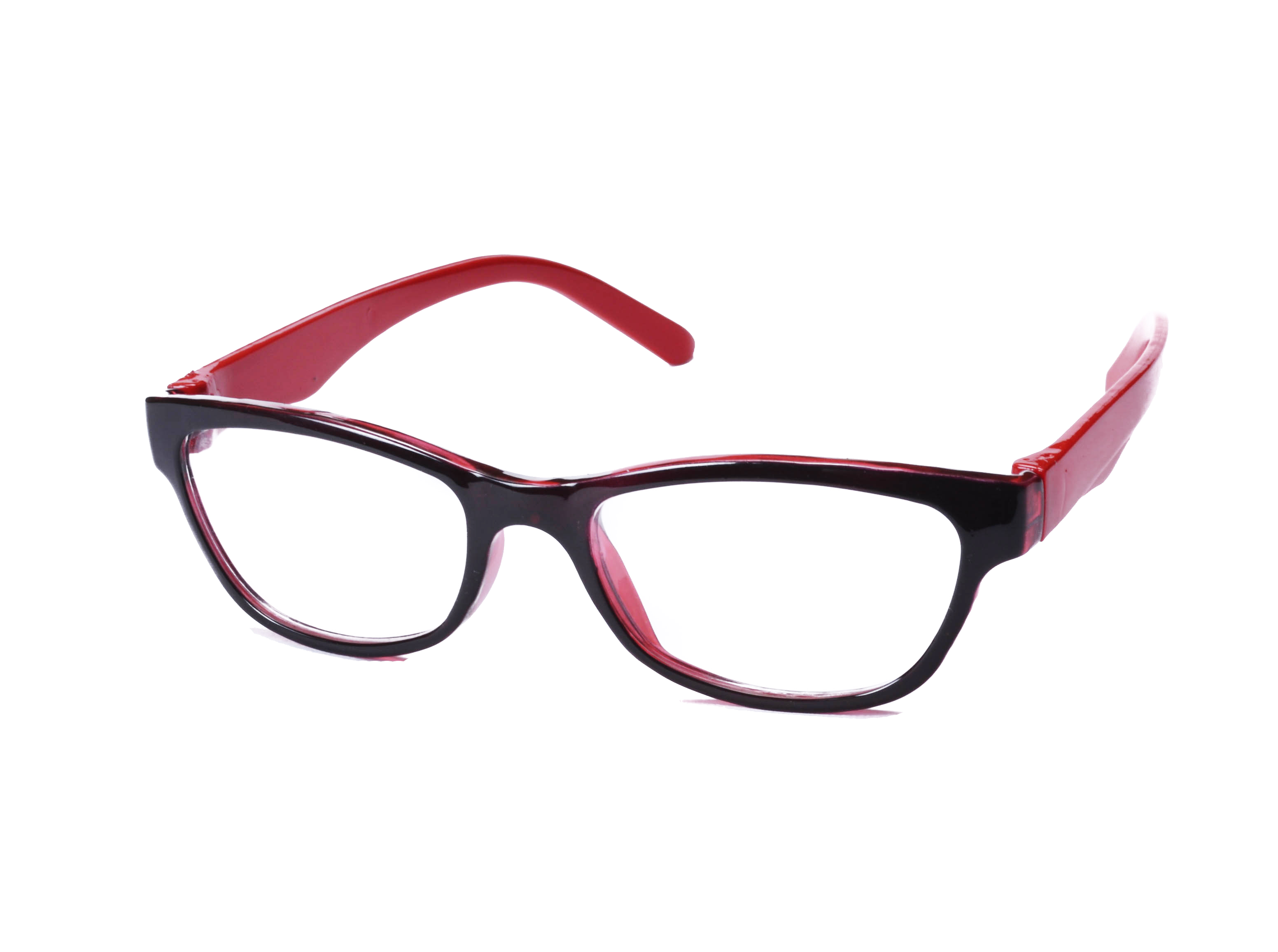 Buy St Black Frame And Red Temple Combination Spectacle Frames For ...