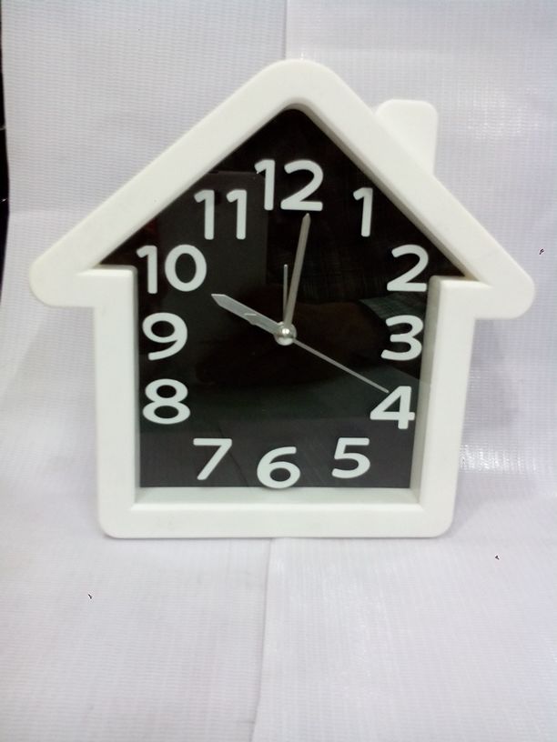 HOME HUT SHAPED COOL LOOKING TABLE PLUS WALL CLOCK 2 IN 1 at Best ...