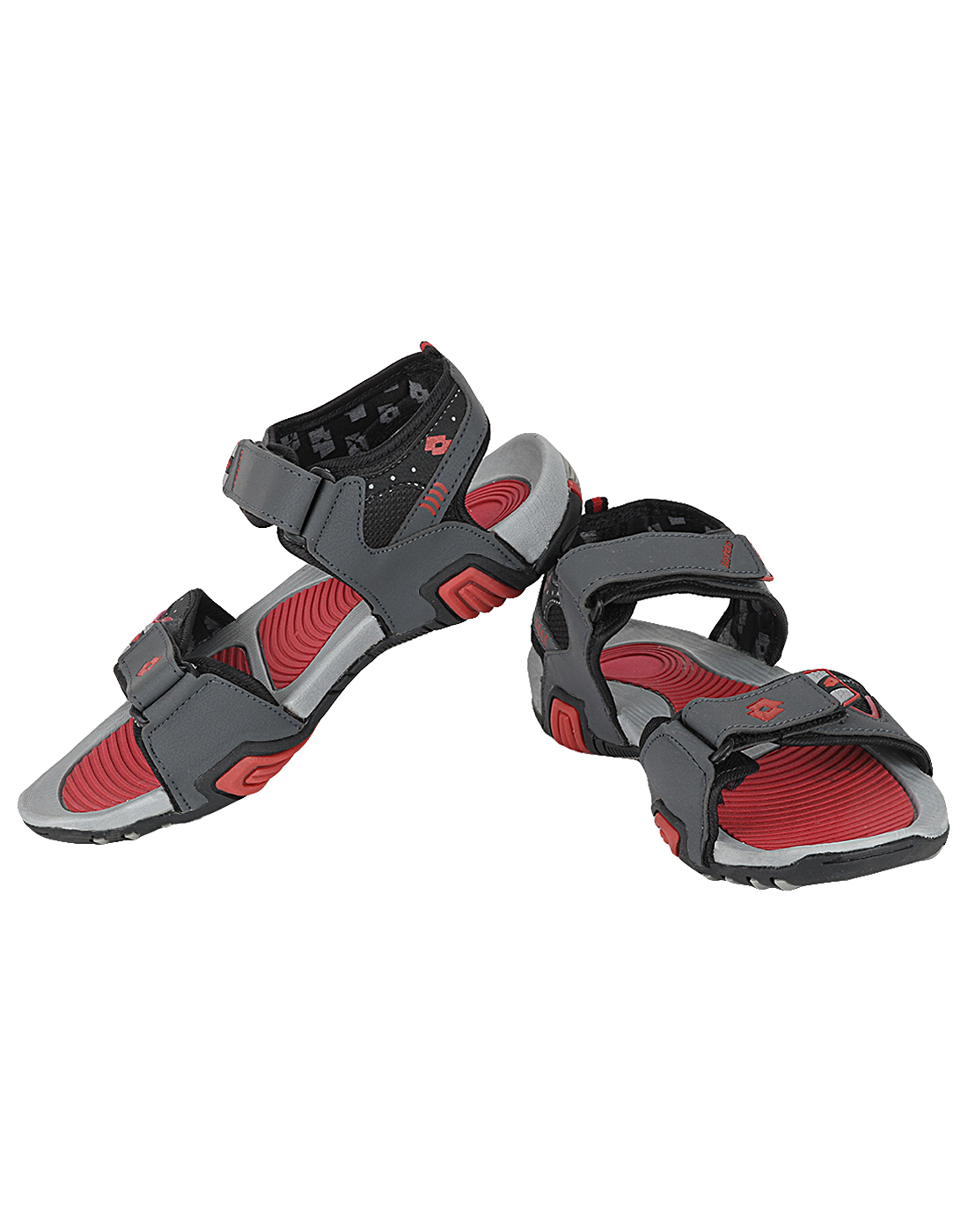 Buy Lotto Sandal Lotto R Grey/Red GT7042 Online @ ₹1099 from ShopClues