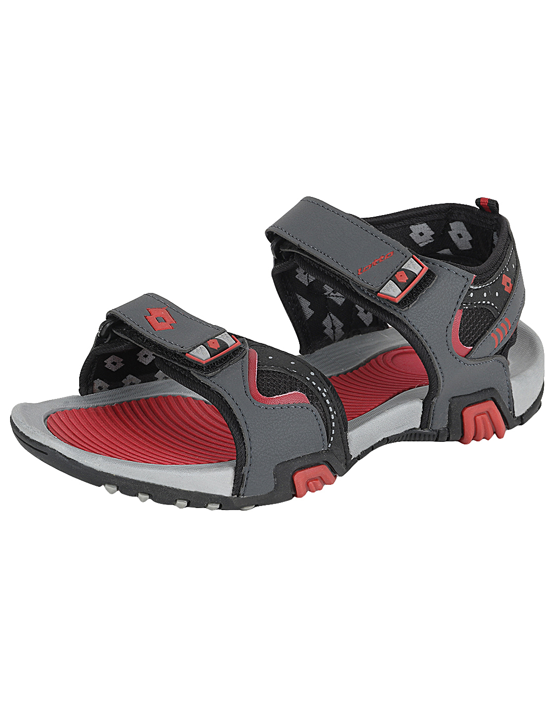 Buy Lotto Sandal Lotto R Grey/Red GT7042 Online @ ₹1099 from ShopClues