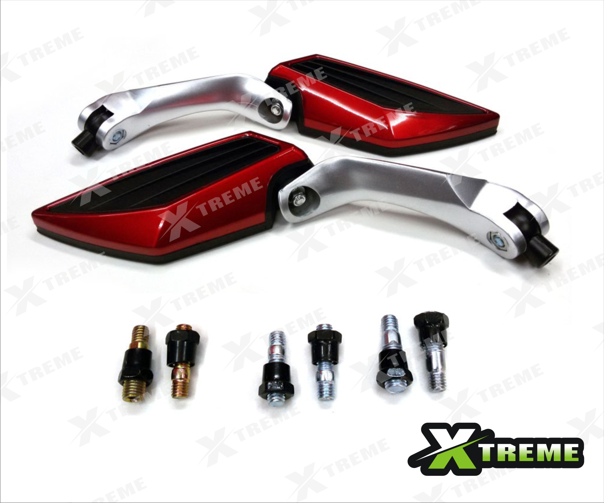 Buy Xtremeonlinestore-in GTR Fancy Adjustable Mirrors (Red Color) For ...