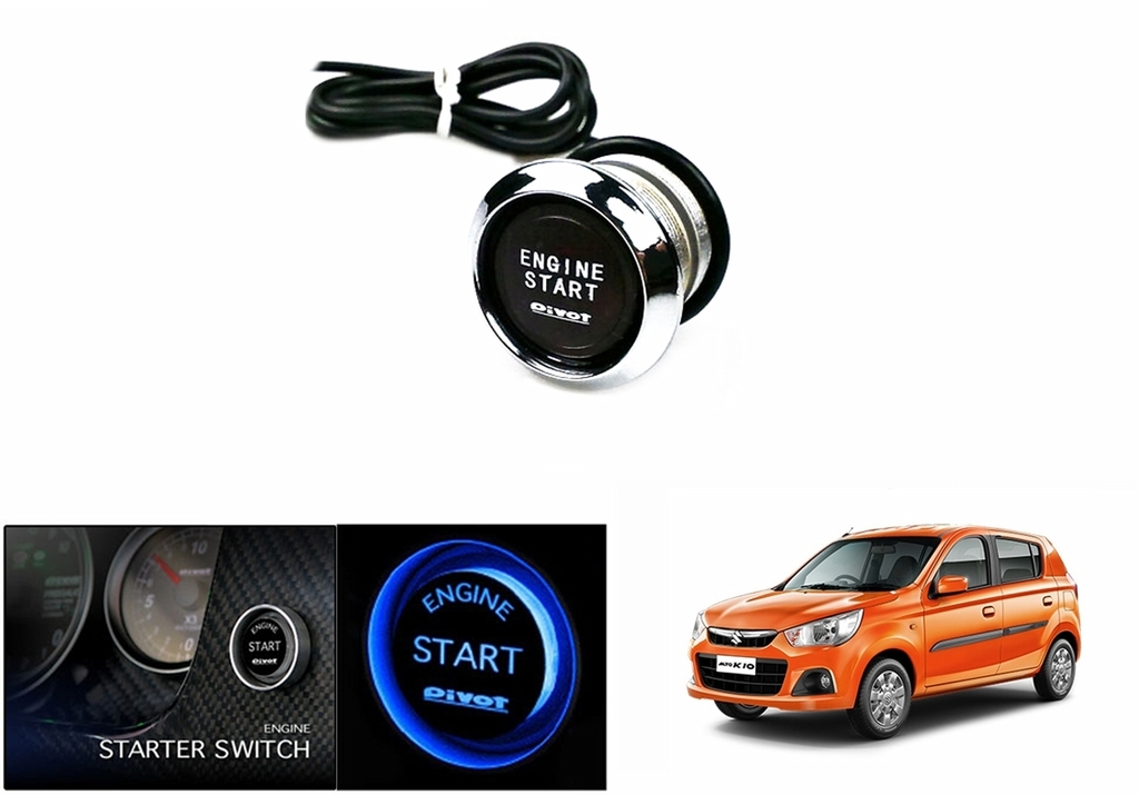 Buy Speedwav Car Engine Push Start Button With LED Light-Maruti Alto ...