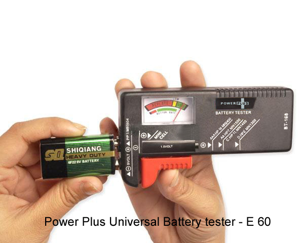 Power Plus Universal Battery Tester (Must Have For Every Home And Office)
