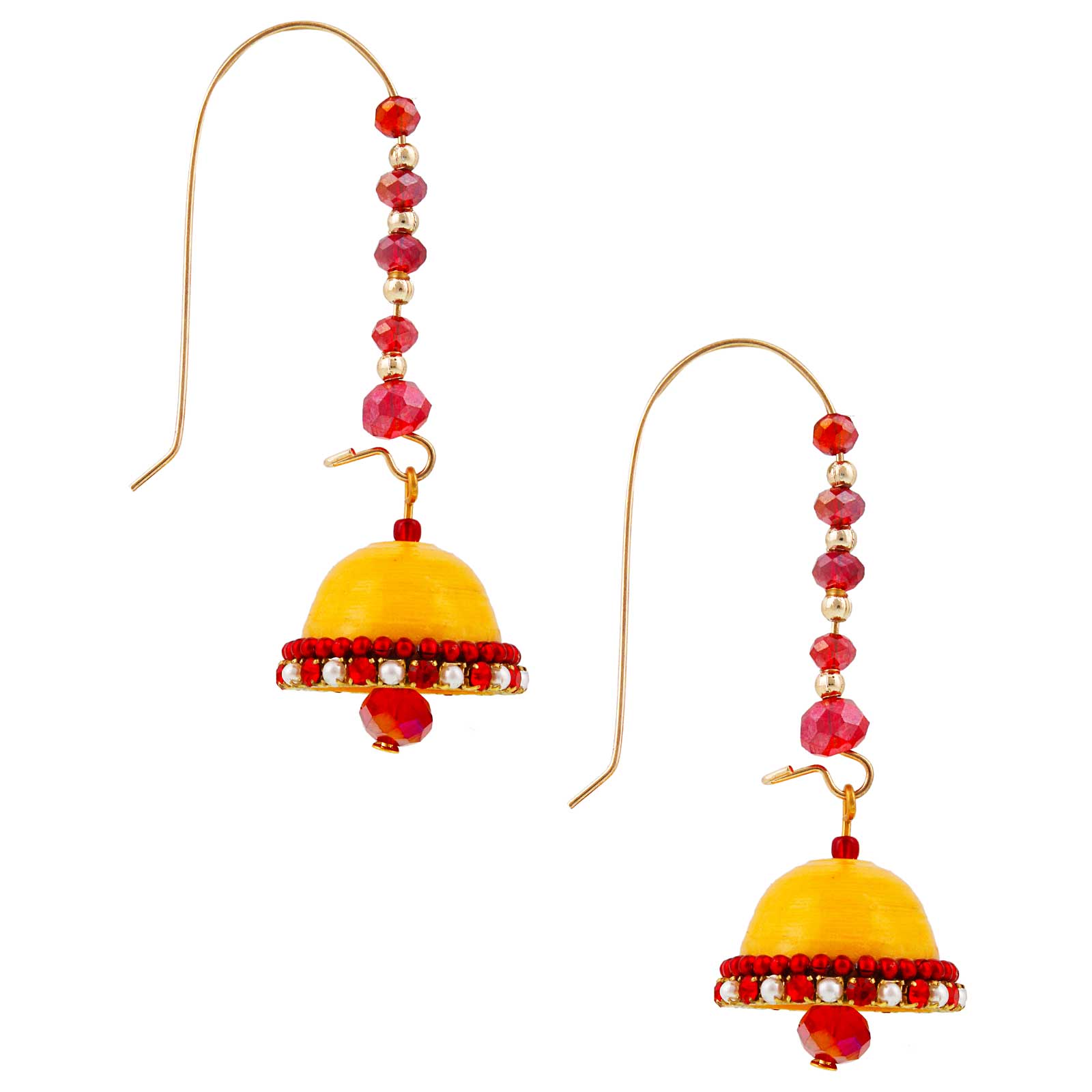 Buy Traditional Hancrafted Kidney Hook Jhumka Online @ ₹249 from ShopClues
