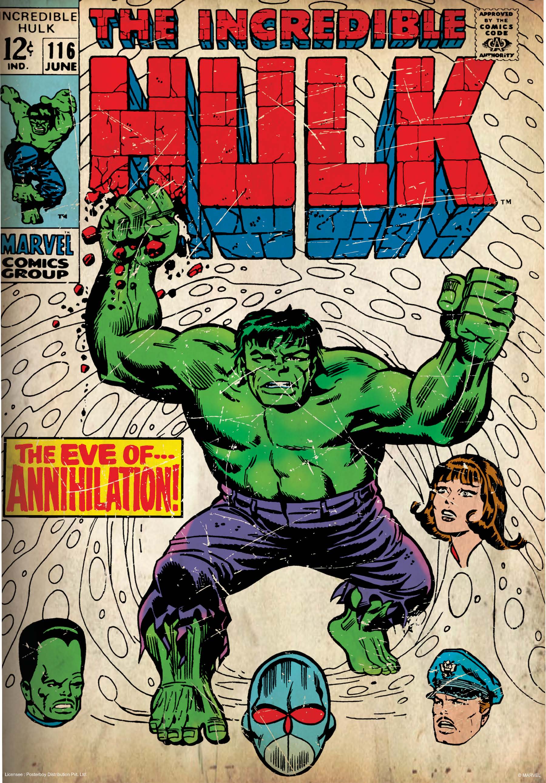 Hulk Comics Poster (Officially Licensed)
