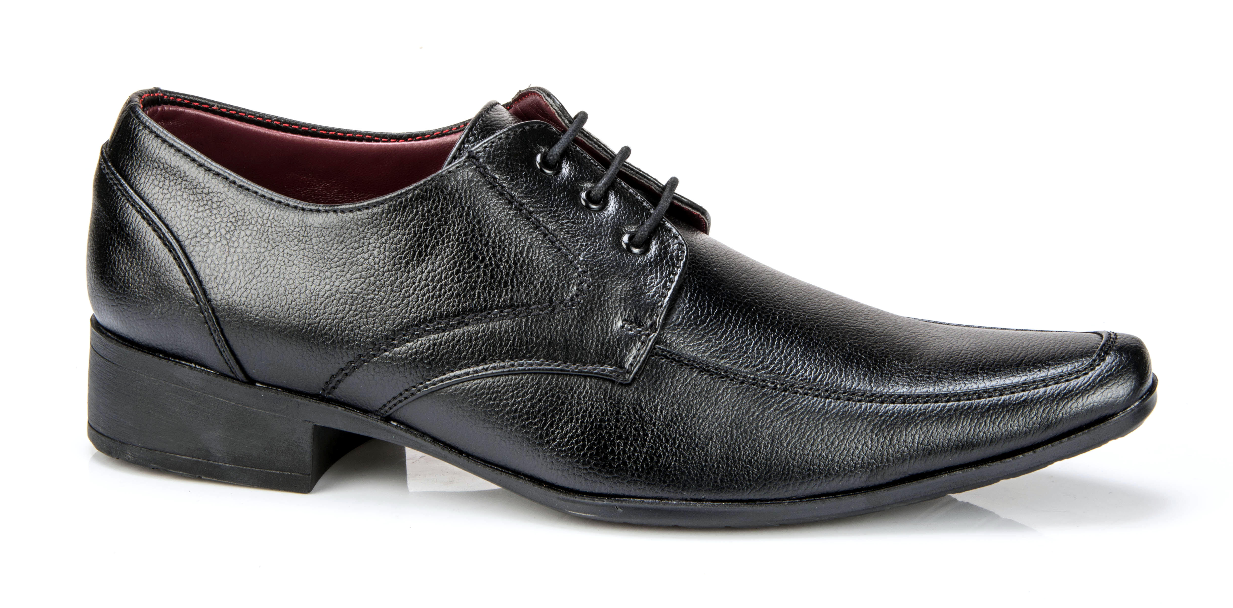 Buy 100 Walker MenS Black Formal Lace-Up Shoes (COMPASS-BLACK) Online ...