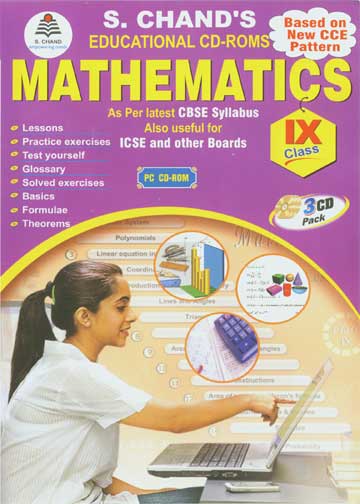 Buy CLASS 09 - S CHAND MATHEMATICS (3 CDs) Online @ ₹299 from ShopClues