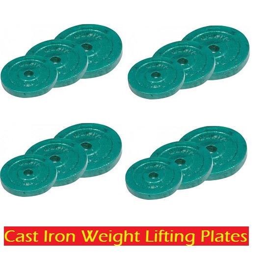 Buy Cast Iron Weight Lifting Home Gym Weight Plates 30 Kg Weight Plates ...