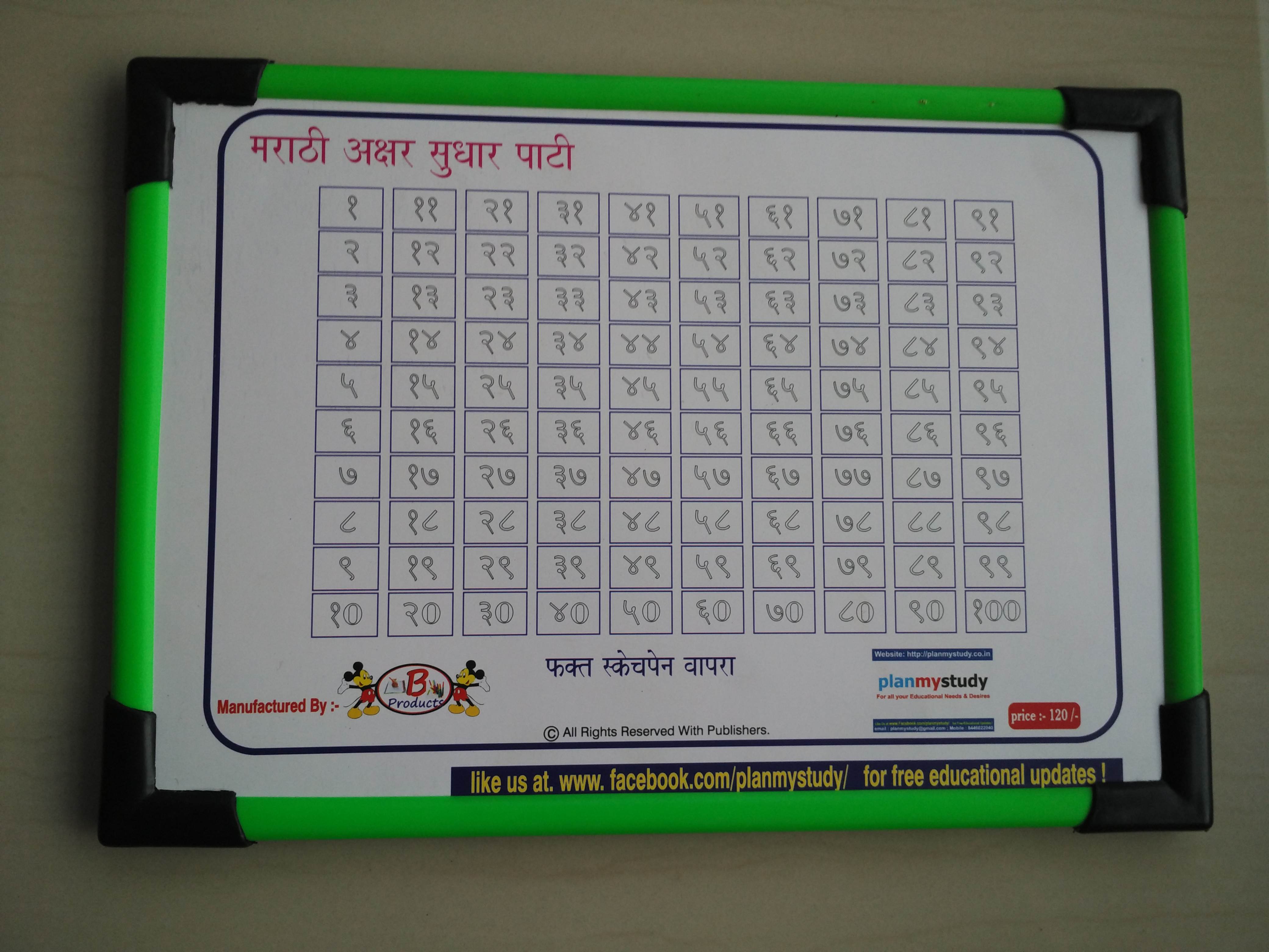 Buy Word, Letter Number learning Handwriting practice Slate Combo of 3 ...