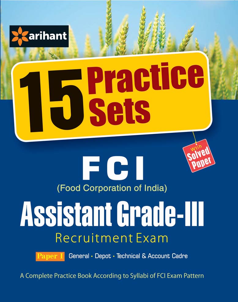 Buy Fci 15 Practice Sets Grade-Iii E Online @ ₹120 from ShopClues