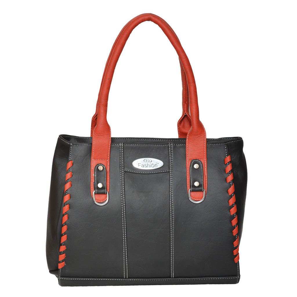 Fdfashion Brown PU Casual Plain Handbag