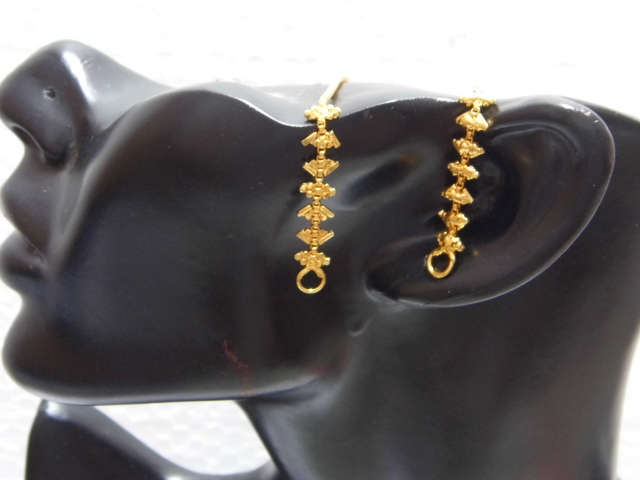 Shop Simple gold plated ear chain Online - Shopclues