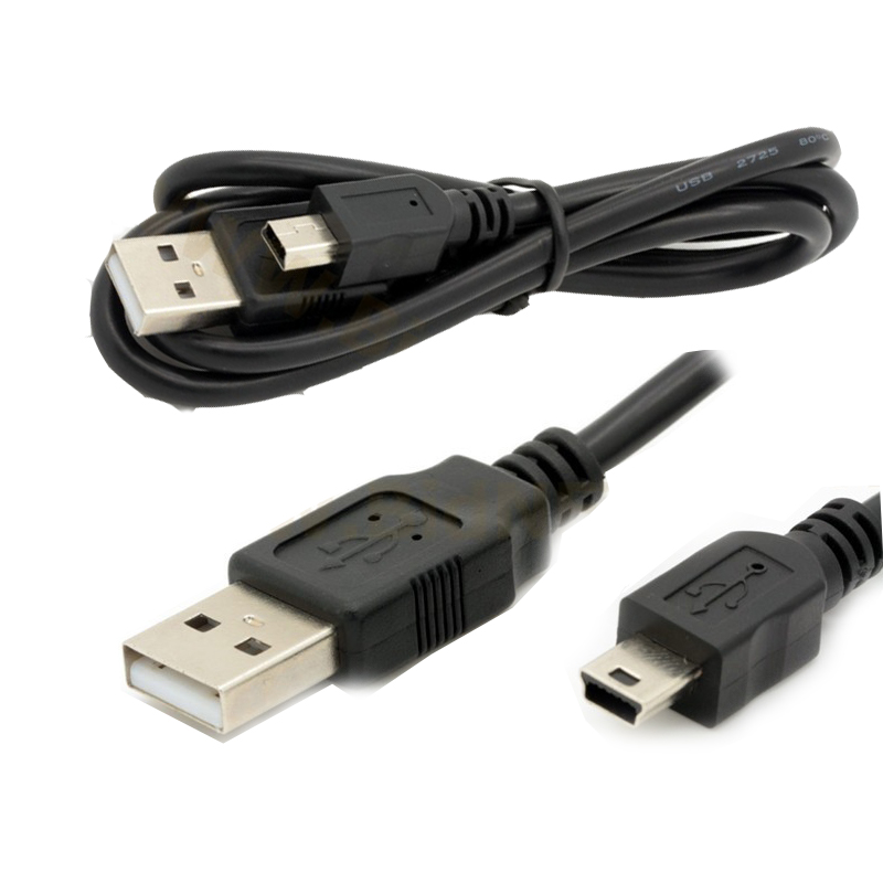 Buy Mini USB 5 pin USB data sync cable and v3 cable charger USB 2.0 ...