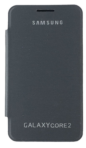 Buy Flip Cover Case For Samsung Galaxy Core 2 G355H Black Online @ ₹149 ...