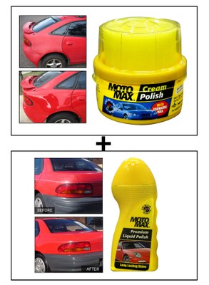 Buy Moto Max Car Polish - Cream Polish 60G + Moto Max Car Polish ...