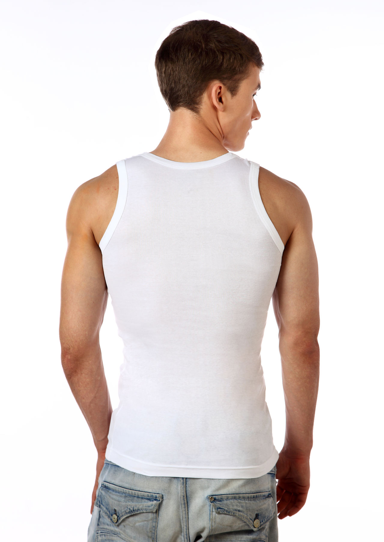 Buy Lux Cozi Pack of 5 Mens White Cotton Vests Online @ ₹575 from ShopClues