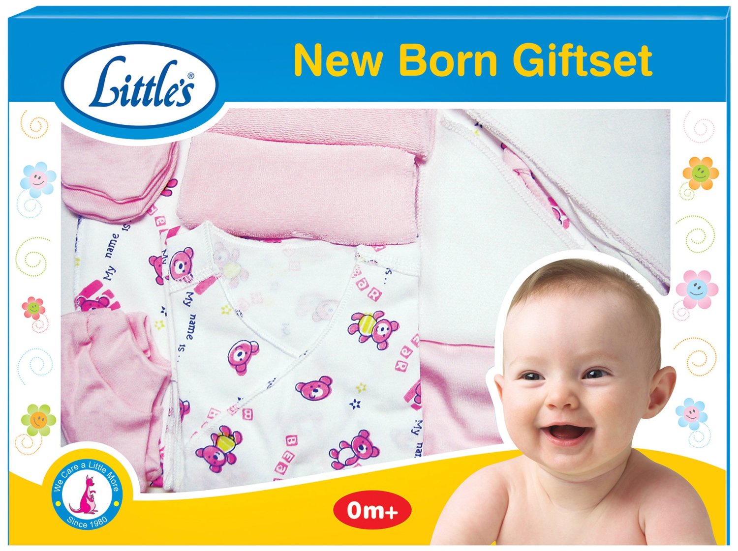 Buy Little's New Born Gift Set - Pink Online @ ₹650 from ShopClues