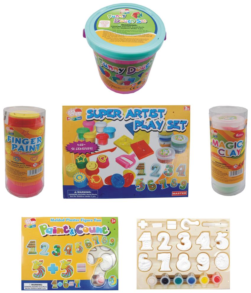 Buy Super Artist Play Set Clay in different colors 8 in 1 Game Online ...