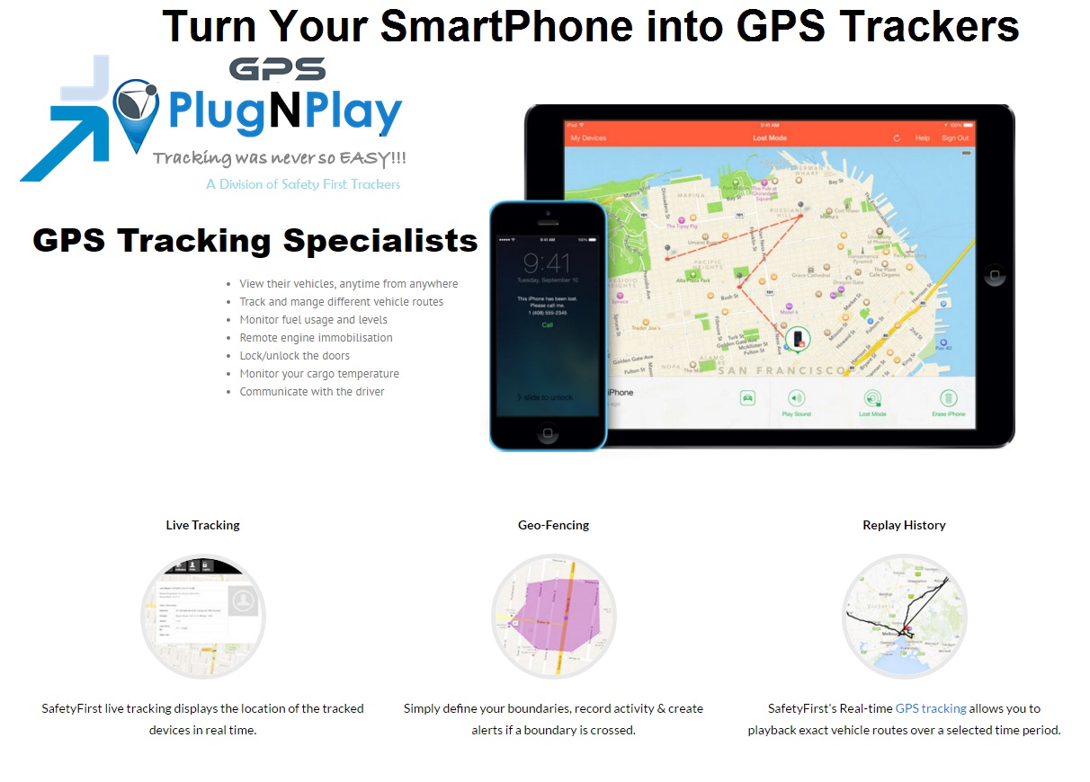 Turn Your Smart Phone into a GPS Tracker with SOS,Geo Fencing Live Tracking