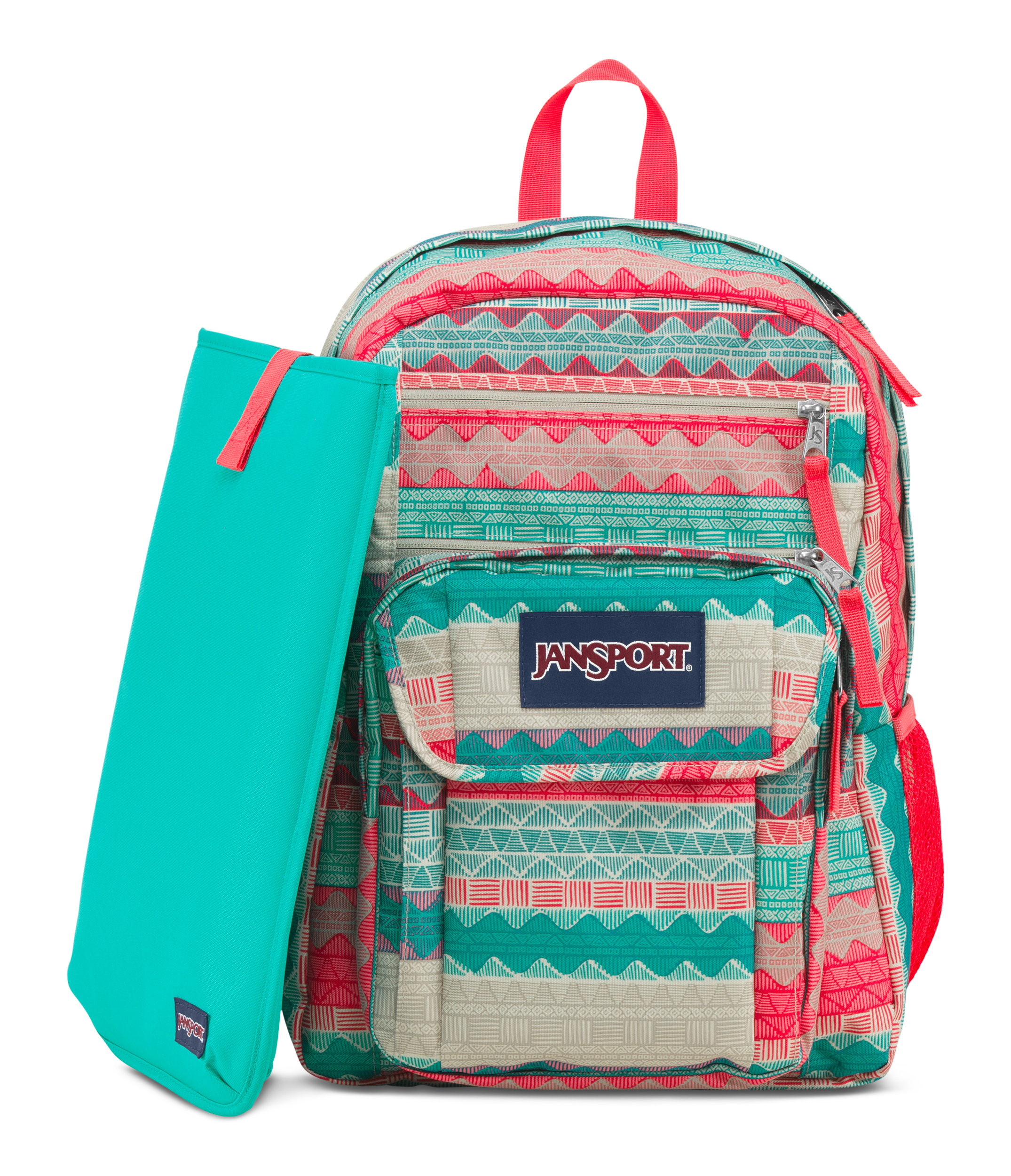Buy JanSport Digital Student Laptop Backpack (Malt Tan Boho Stripe ...