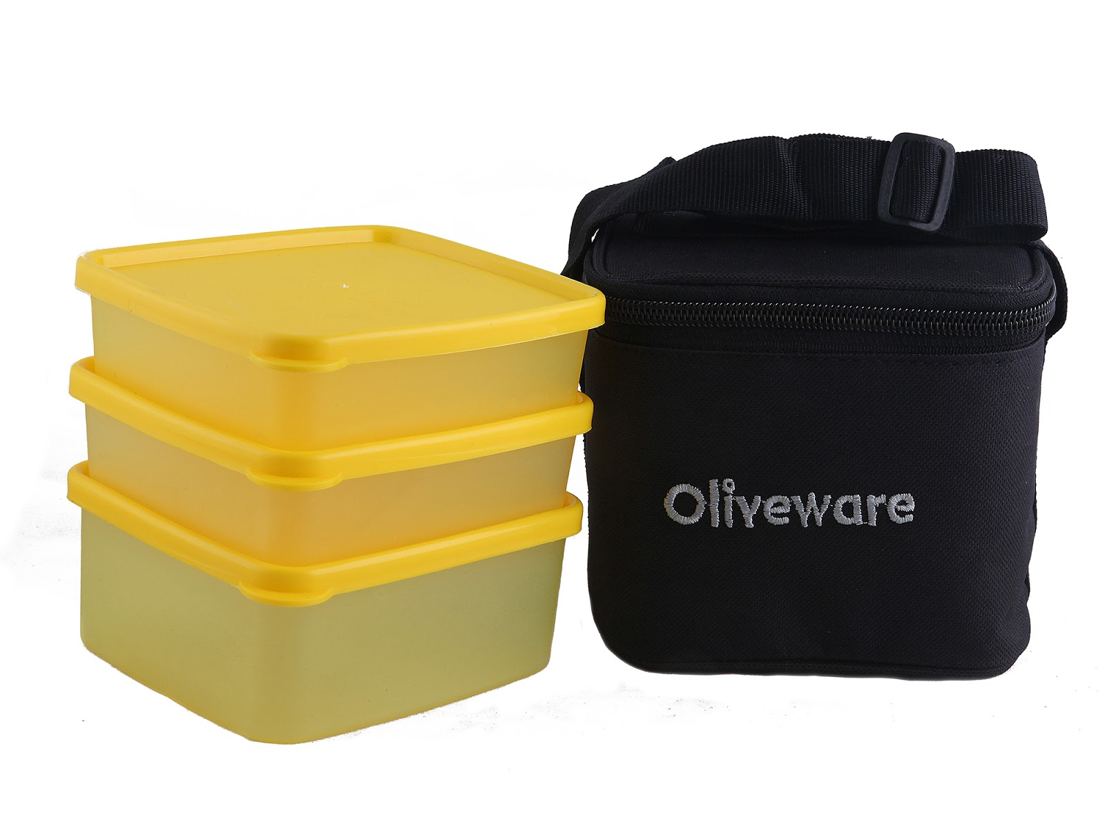 Buy Oliveware New Lunch Bag Set Of 3 (Lb48Black) Online @ ₹399 from ...