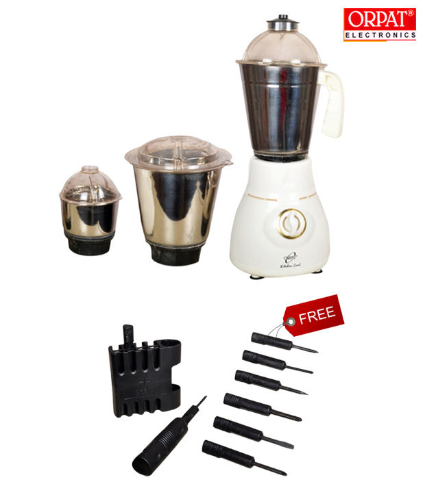 Orpat Mixer Grinder Kitchen Cool White