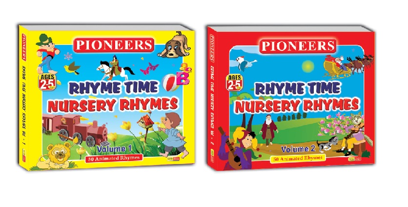 Buy PIONEERS-Rhyme Time Nursery Rhymes Vol. 1 2 100 Animated Rhymes Kids CD Online @ ₹245 from ...