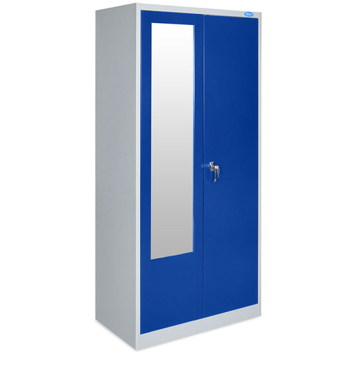 Buy Godrej steel kapat Almirah Blue color 6ft double Door Online ...